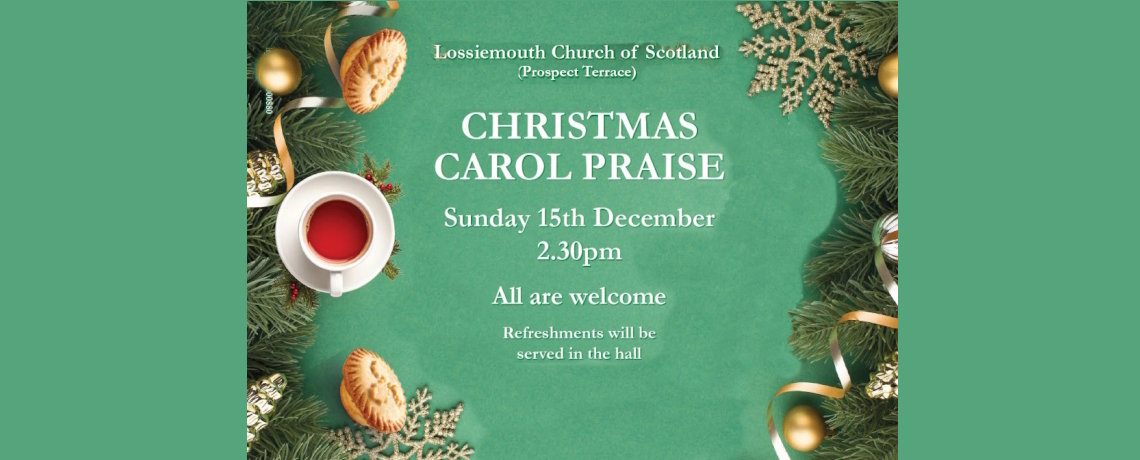 Christmas Carol Praise - Lossiemouth - 15 December 2024 - St James ...